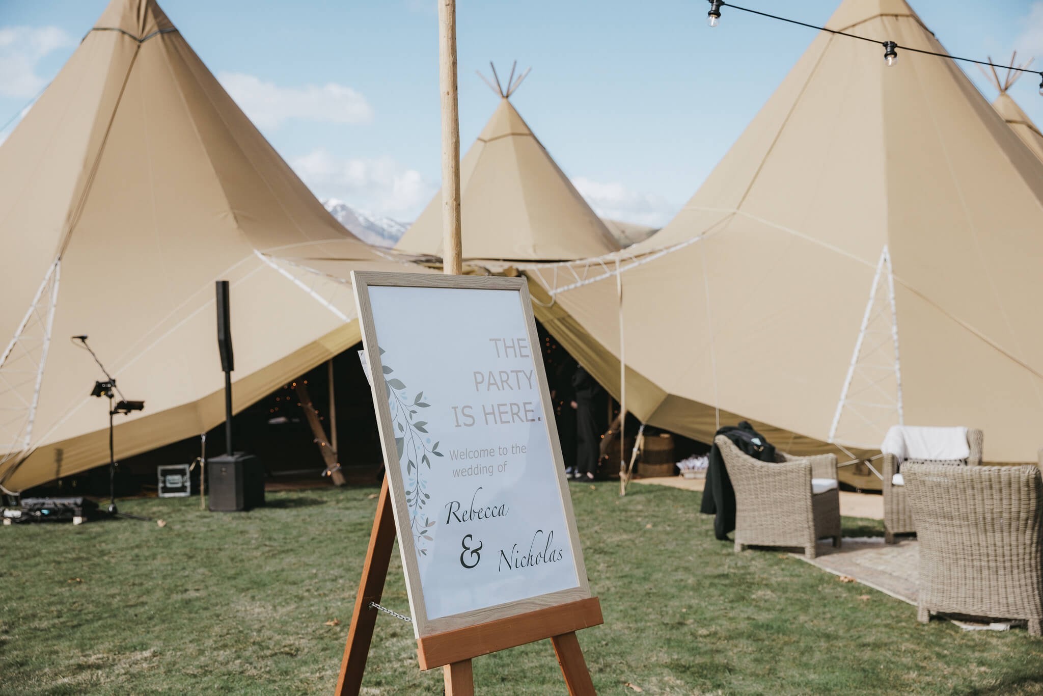 Becks and Nic’s Blissful Backyard Wedding | Tipi Hire