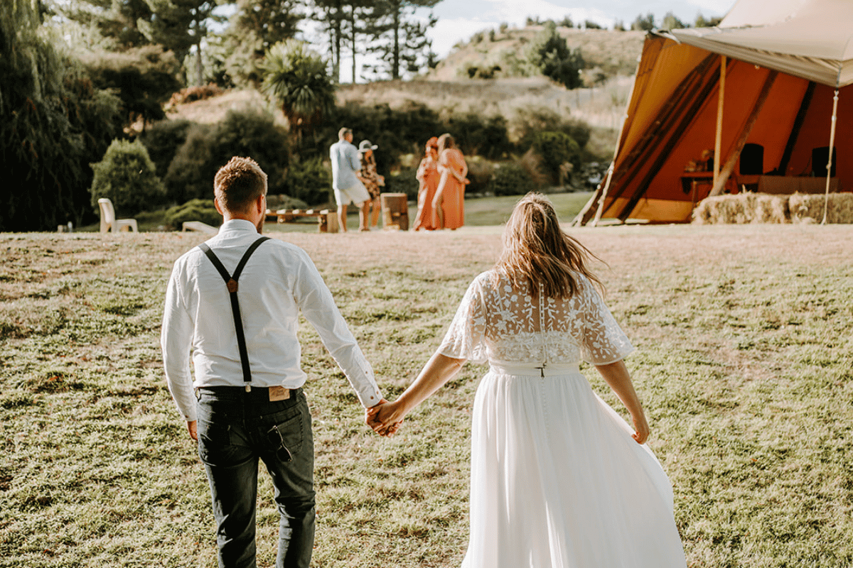Chris & Grace - An Intimate Tipi Wedding in Wānaka